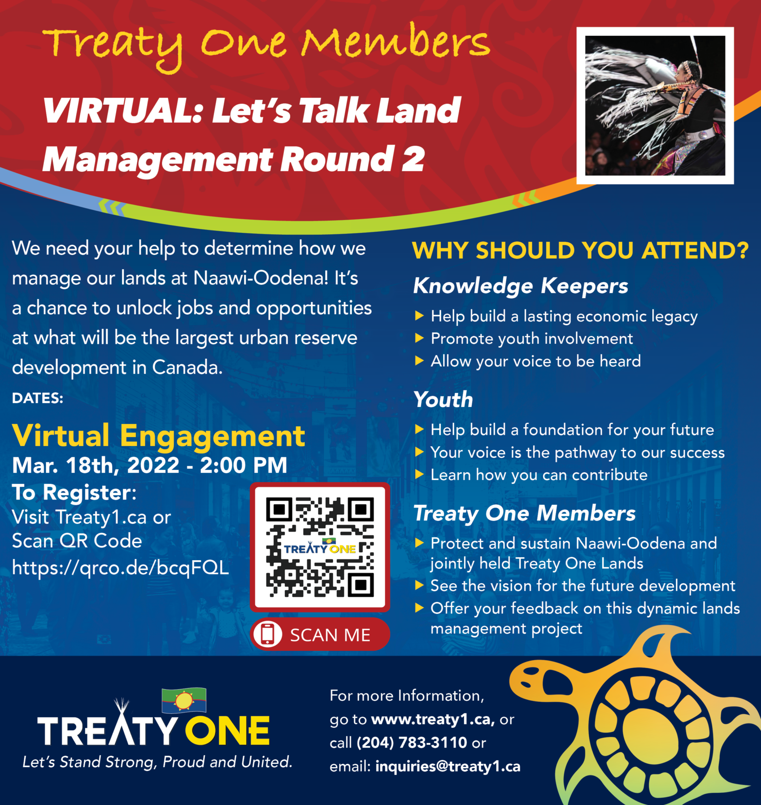Treaty One: Let’s Talk Land Management – Round 2 (Virtual) - Treaty One